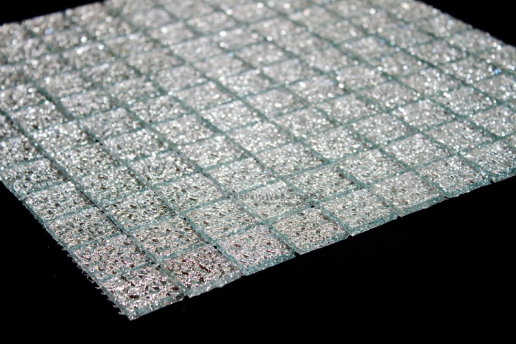 Cracked Ice Glass Mosaic – tiledaily