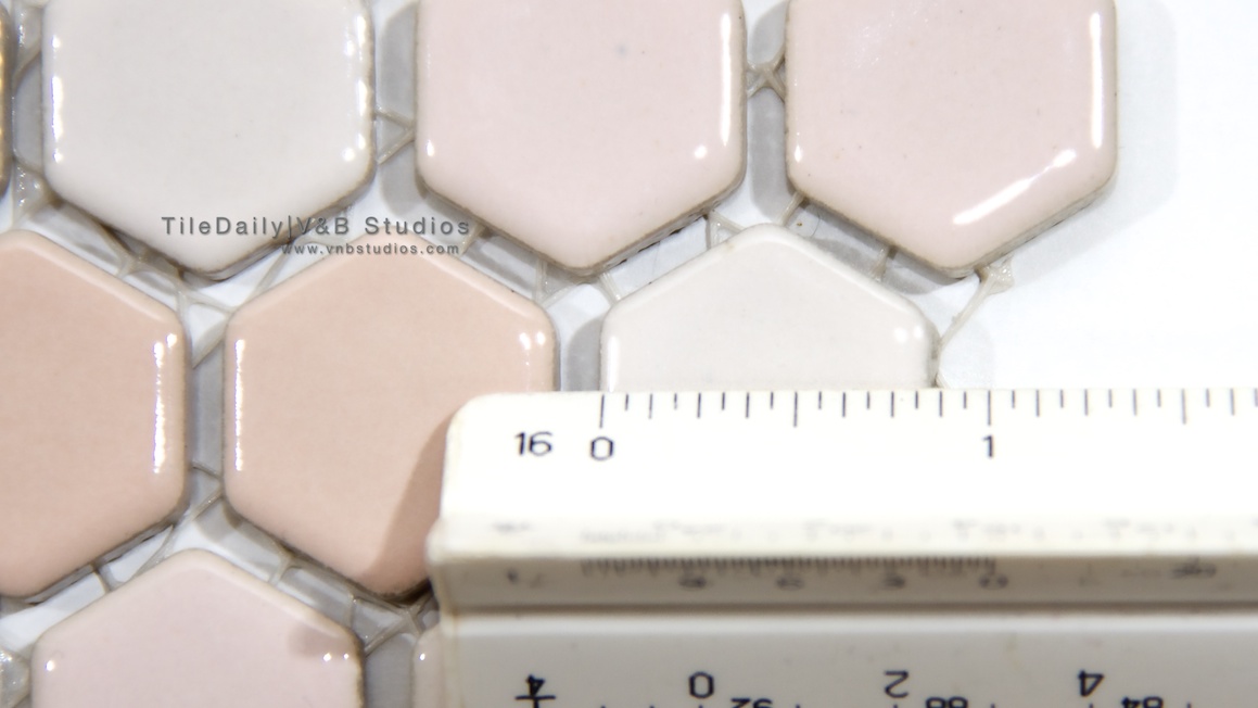 Powder Blue and Pink Porcelain Hex Series – tiledaily