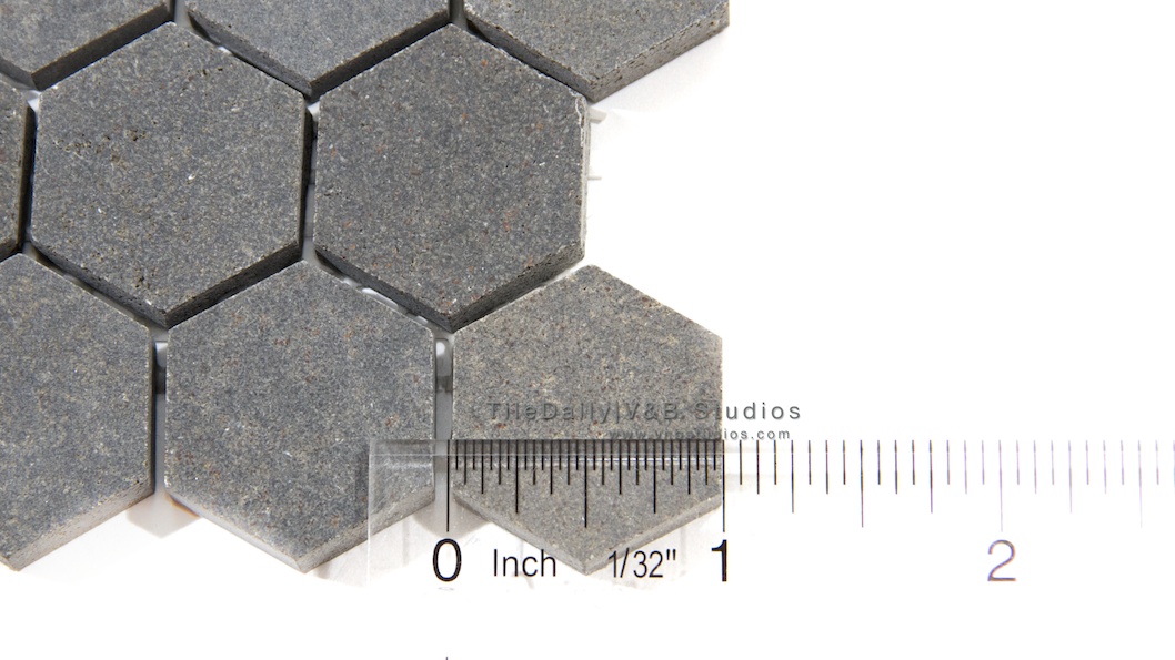 Basalt Hexagon Mosaic – tiledaily