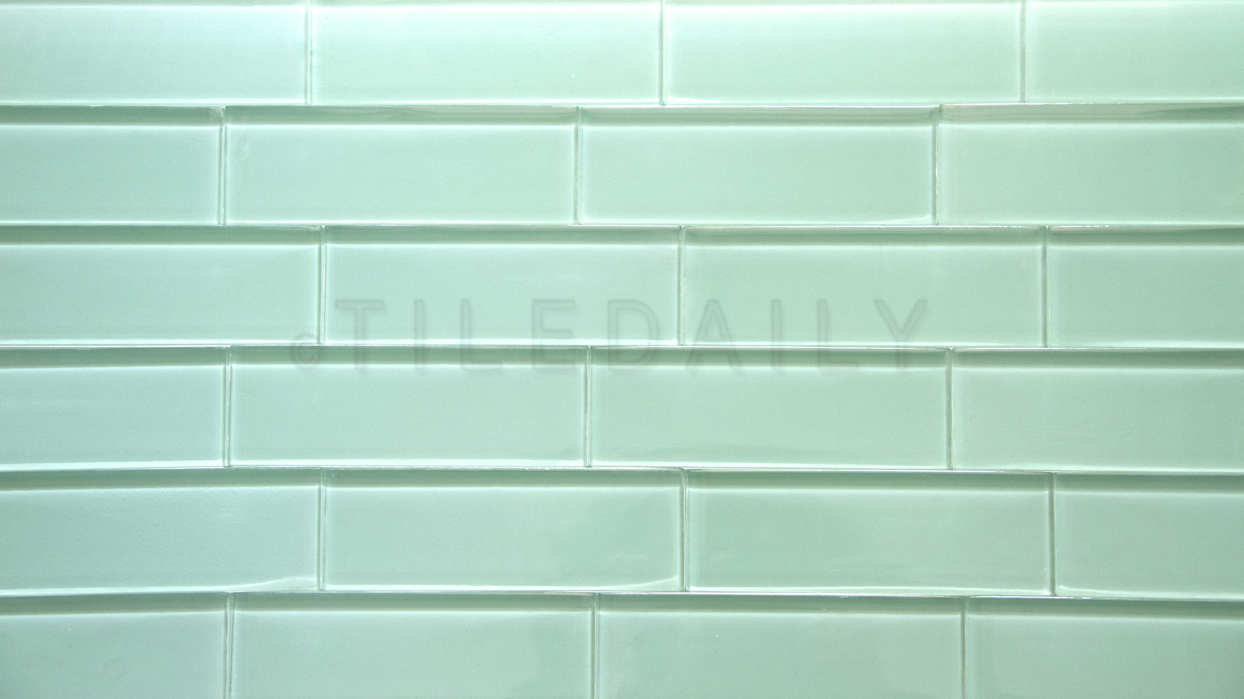 Glass Subway Tile Light Green Tiledaily