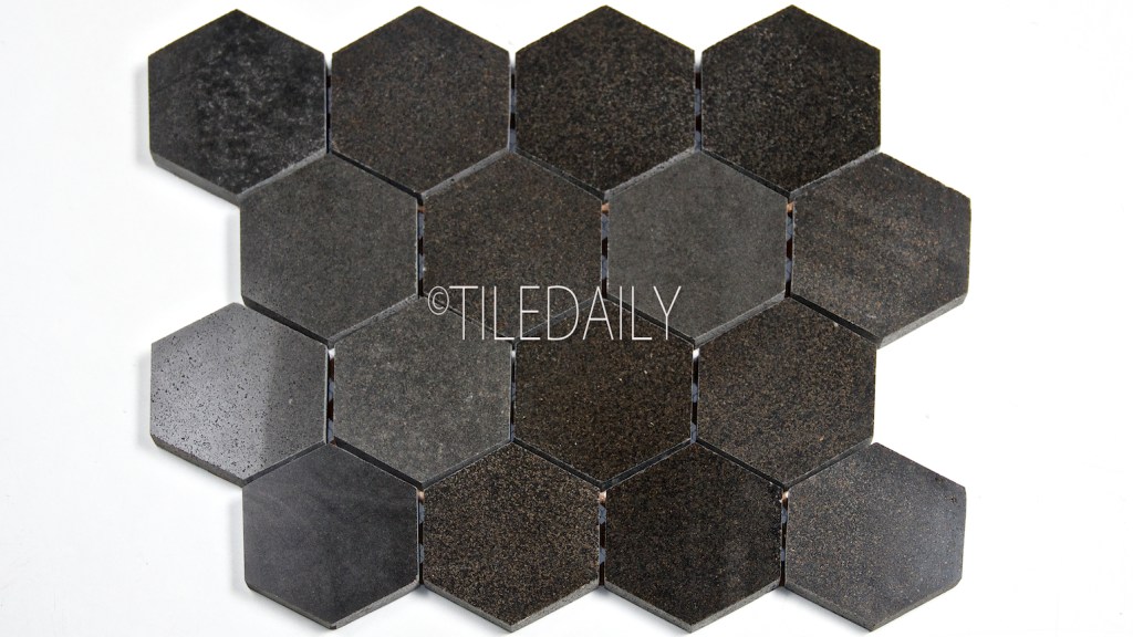 Basalt Hexagon Mosaics – tiledaily
