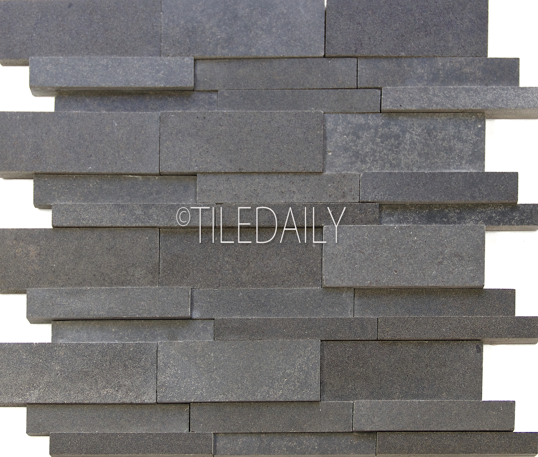 Basalt Split Face Mosaic – tiledaily