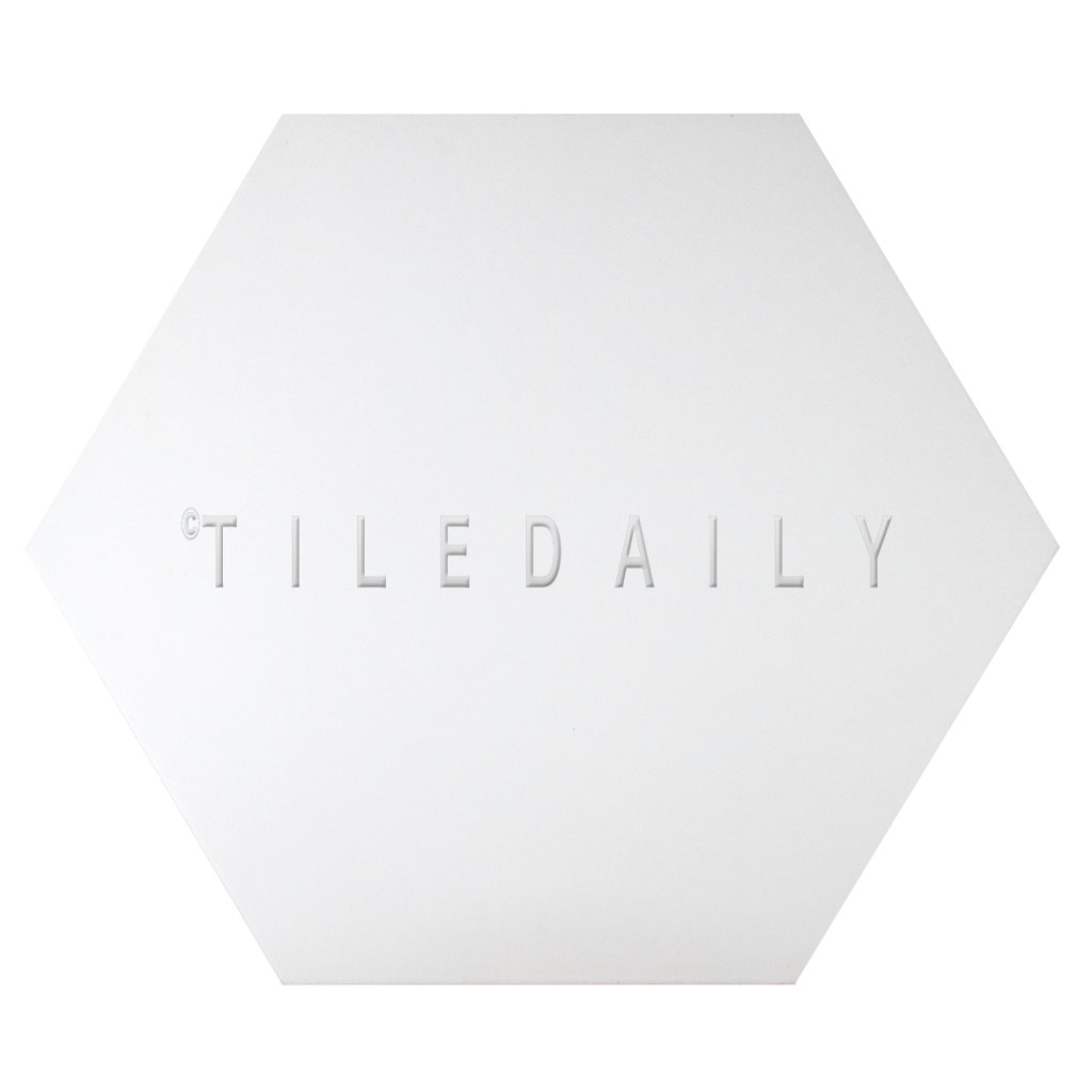 Large Hexagon Porcelain Tile, 4 Colors – tiledaily