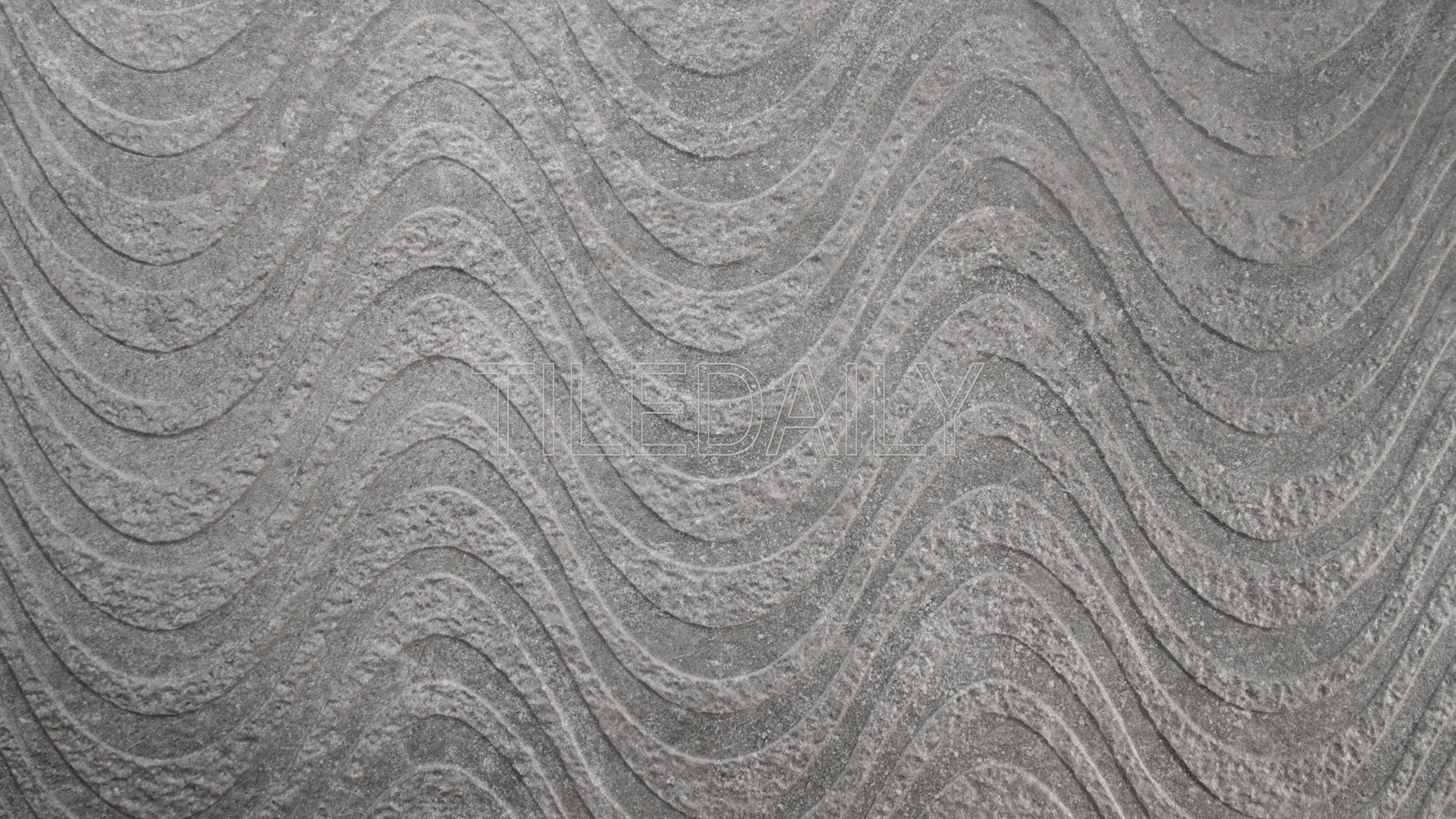 Greystone Porcelain Tile, Wave – tiledaily